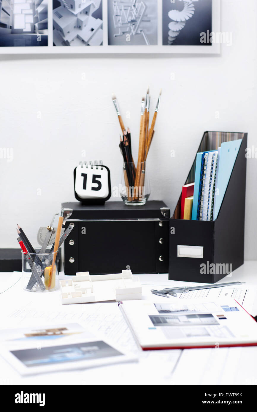 Architect desk hi-res stock photography and images - Alamy