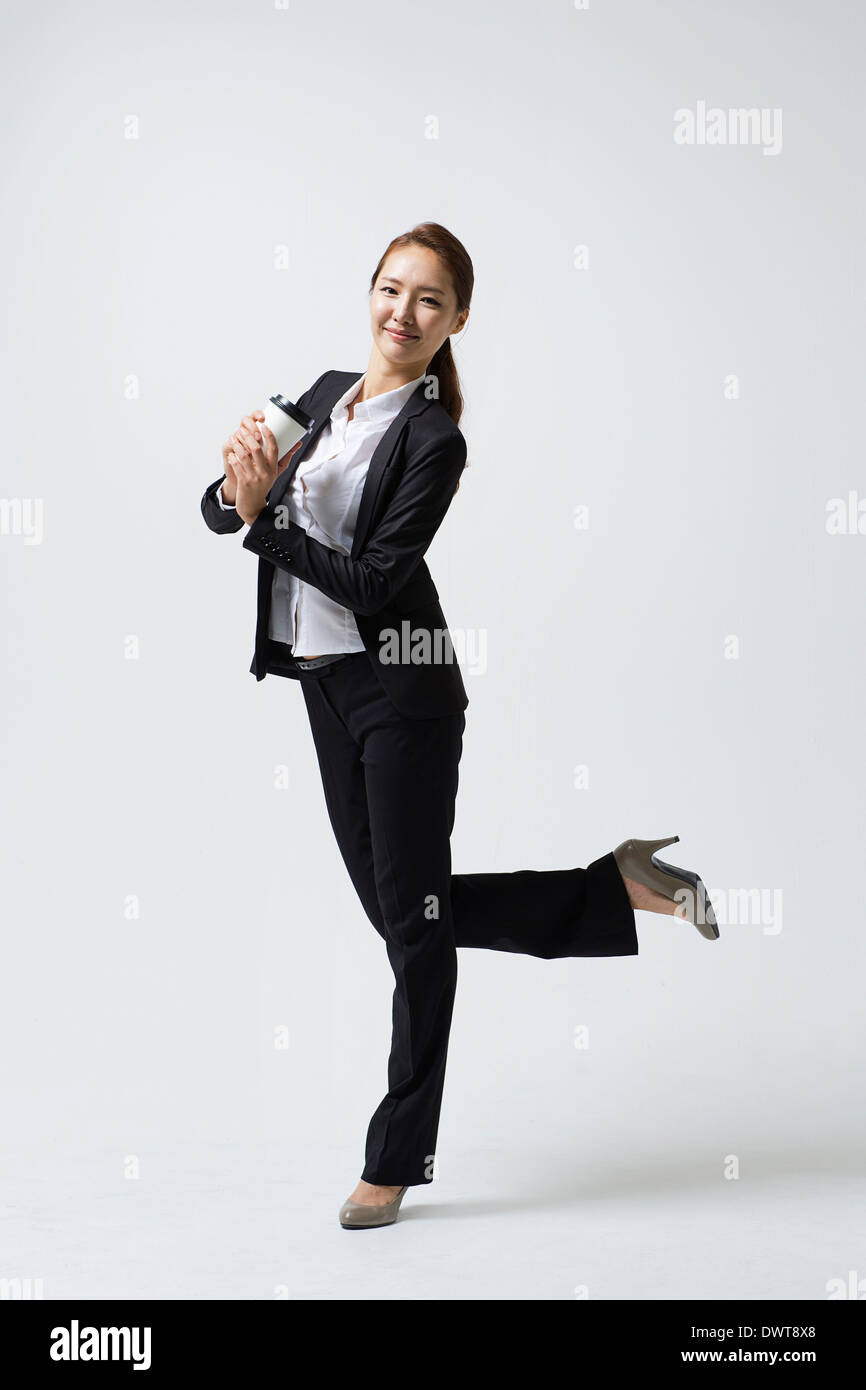 a woman making dance poses Stock Photo - Alamy