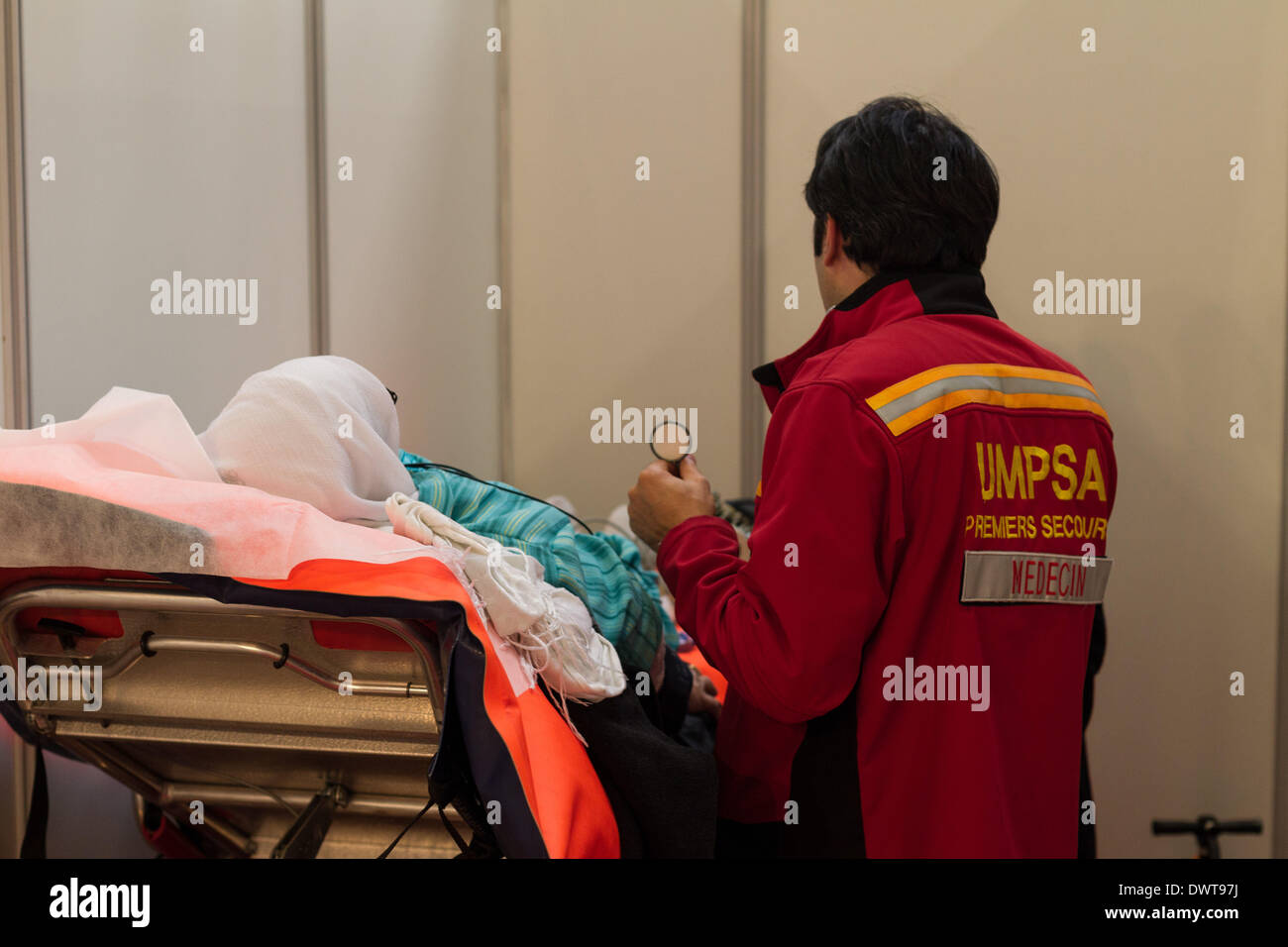First aid and assistance mobile unit hi-res stock photography and ...