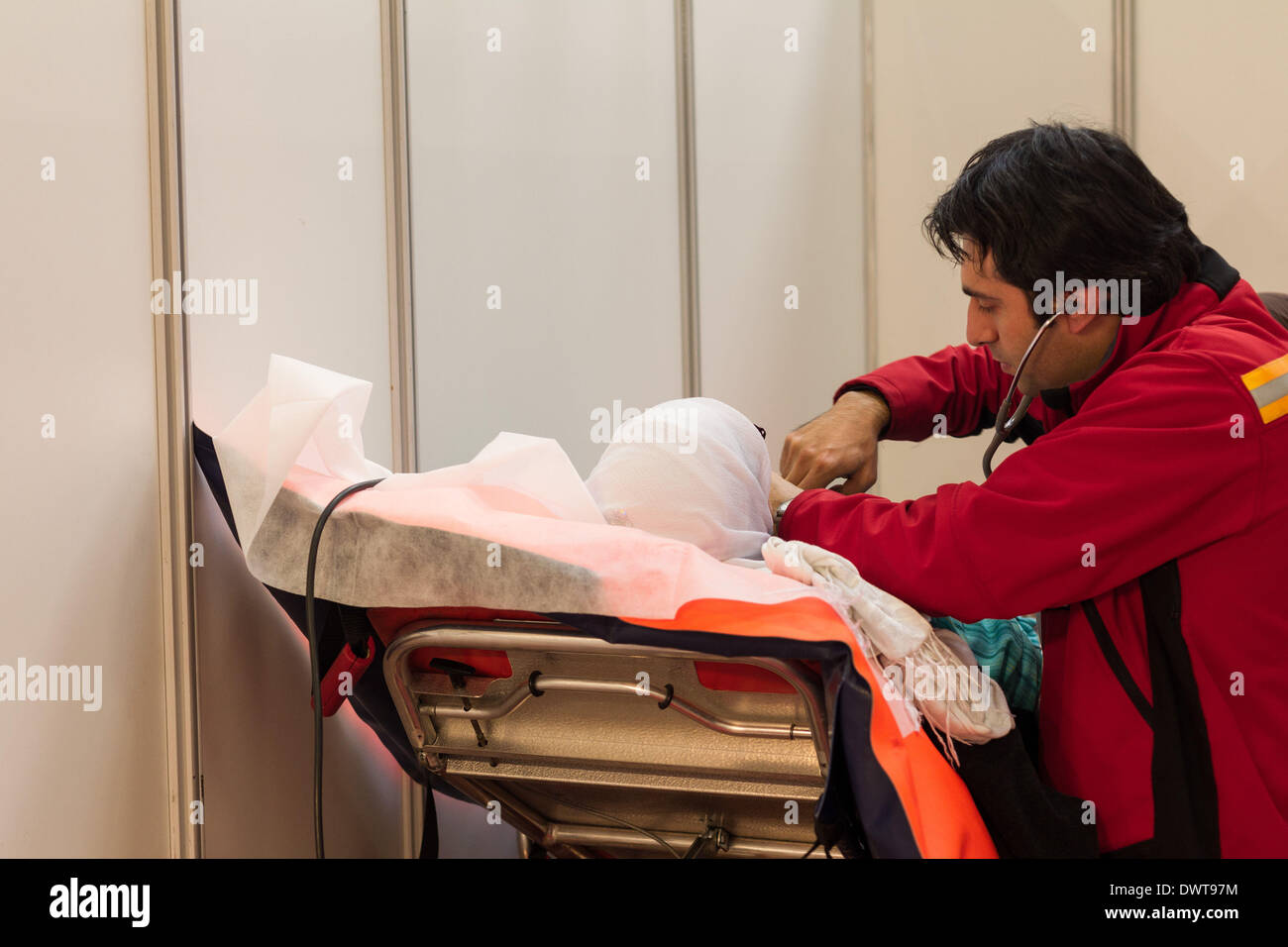 First aid and assistance mobile unit hi-res stock photography and ...