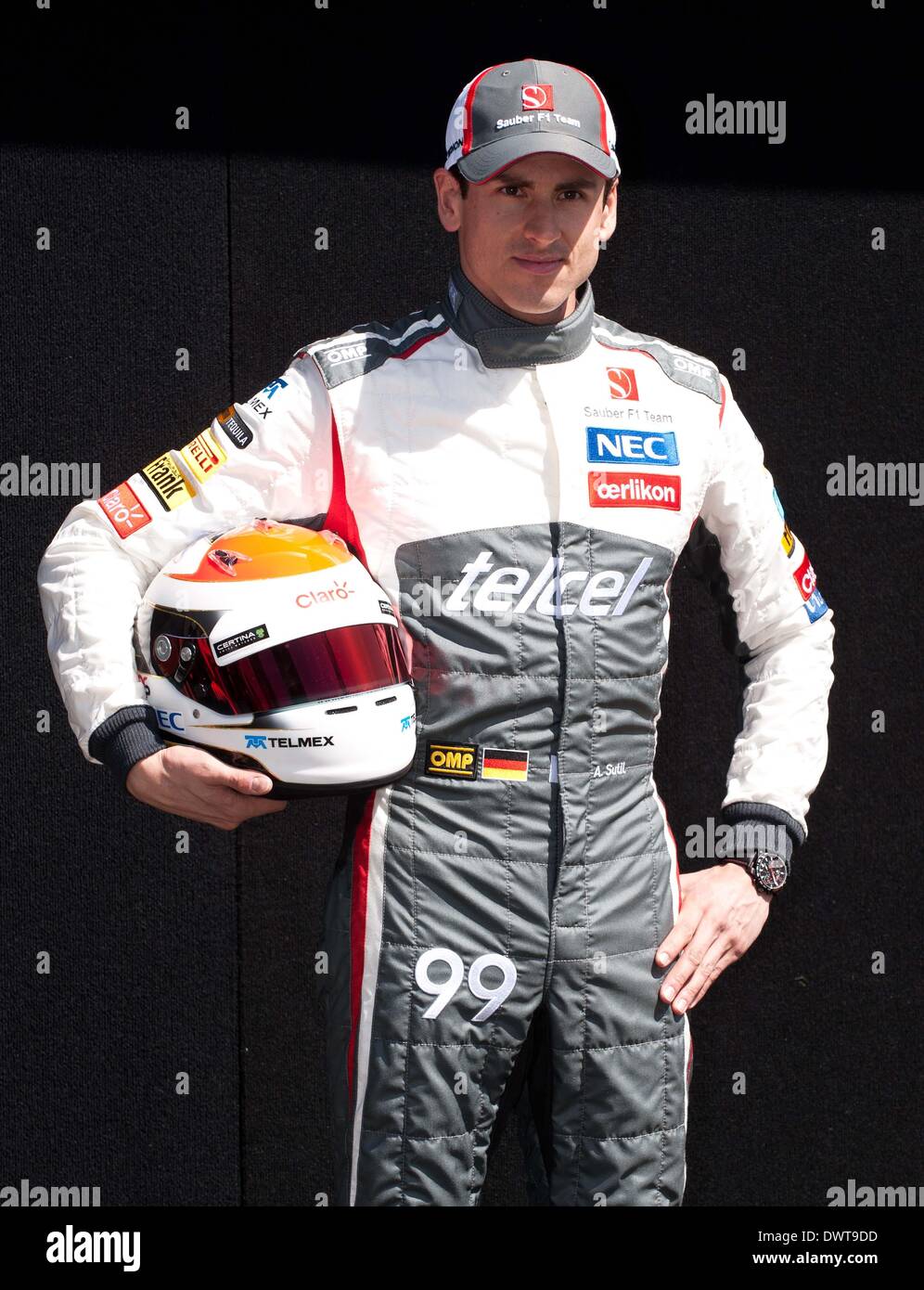 Melbourne, Australia. 13th Mar, 2014. Sauber Formula one driver Adrian ...
