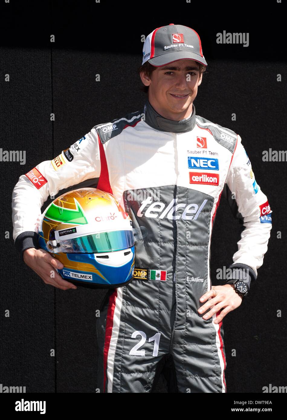 Melbourne, Australia. 13th Mar, 2014. Sauber Formula one driver Esteban ...