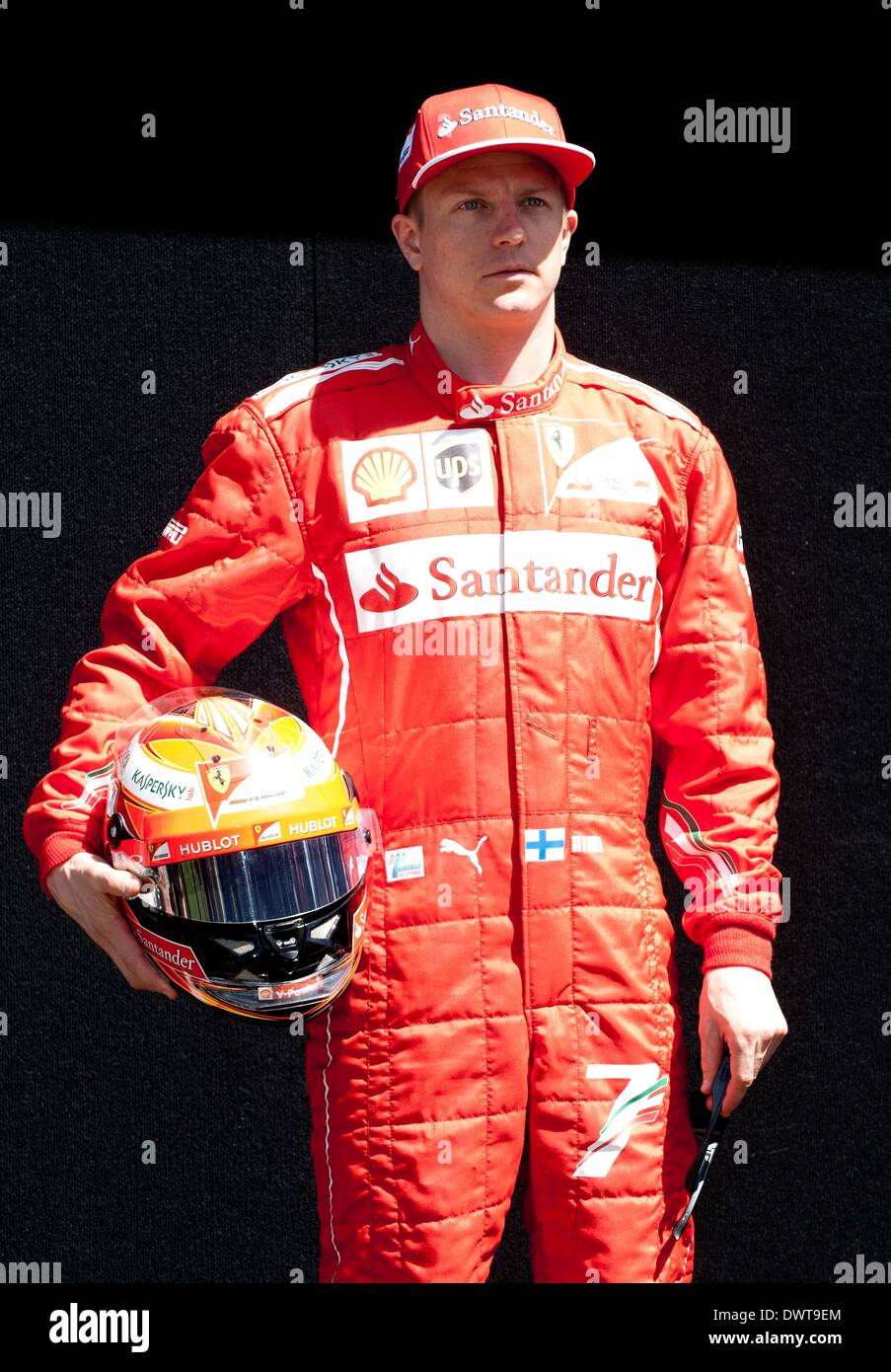 Melbourne, Australia. 13th Mar, 2014. Ferrari Formula one driver Kimi ...