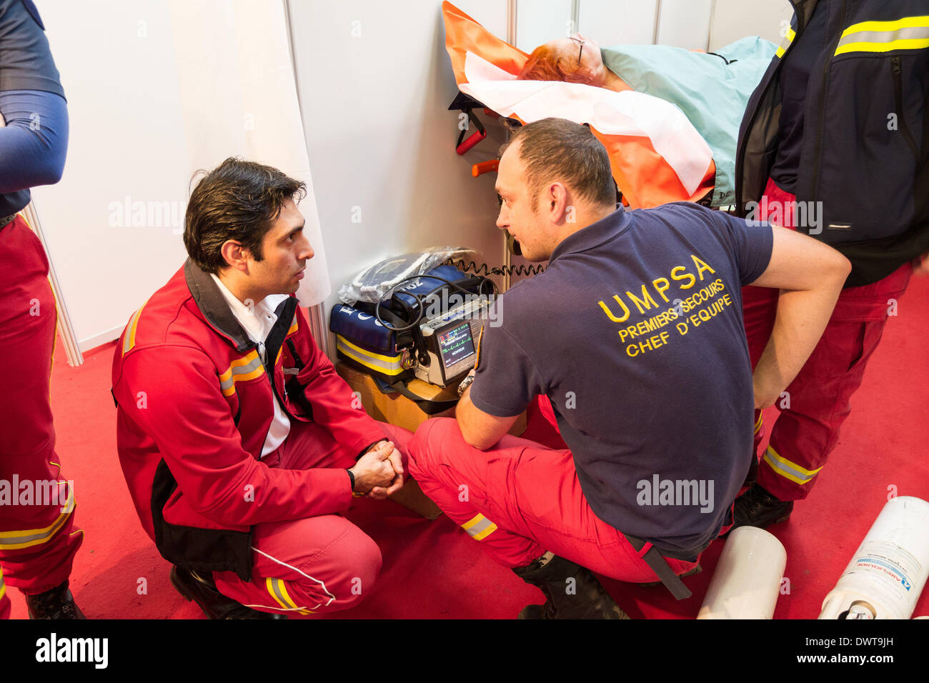 First aid and assistance mobile unit hi-res stock photography and ...