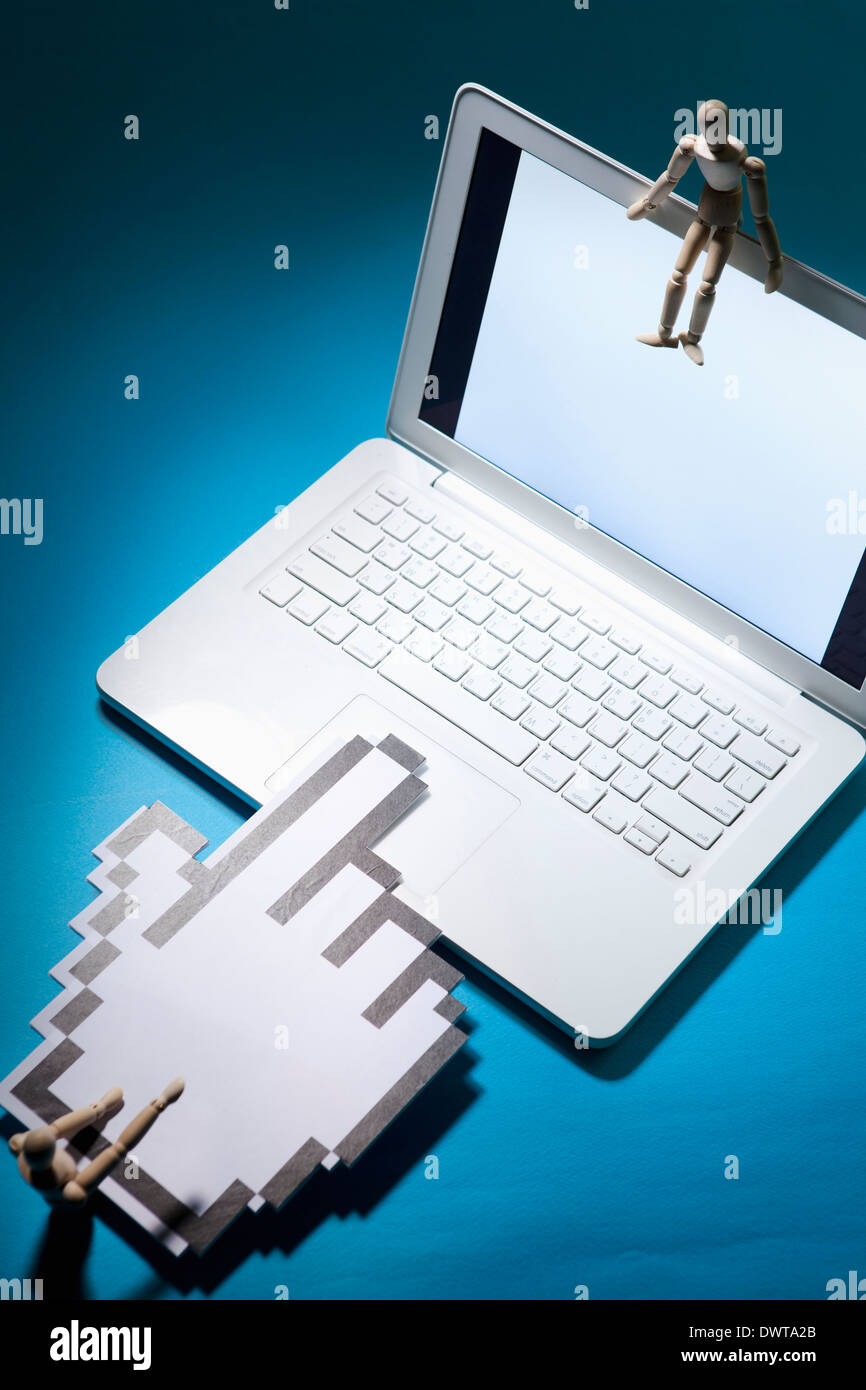 Finger cursor hi-res stock photography and images - Alamy