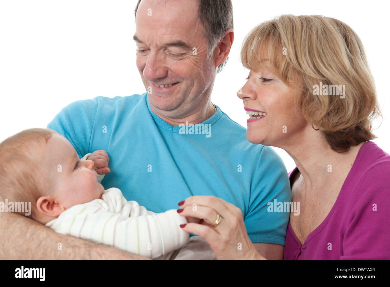 60 year old man with infant hi-res stock photography and images - Alamy