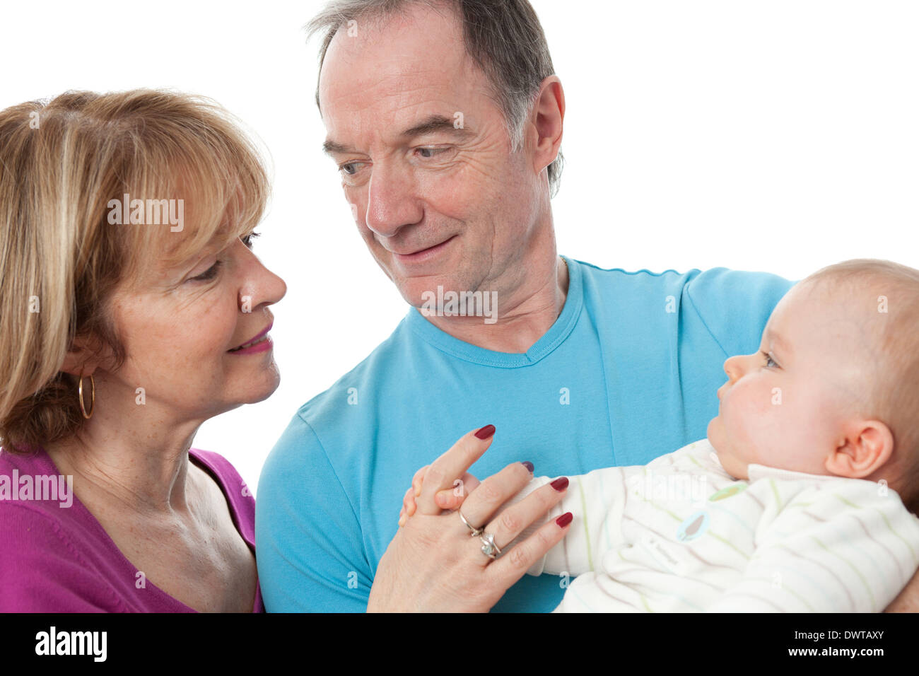 60 year old man with infant hi-res stock photography and images - Alamy