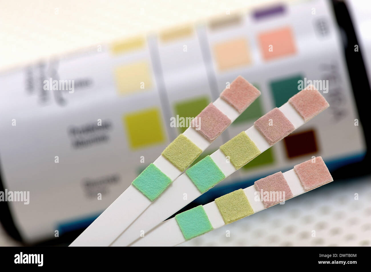 Urine test strip Stock Photo - Alamy