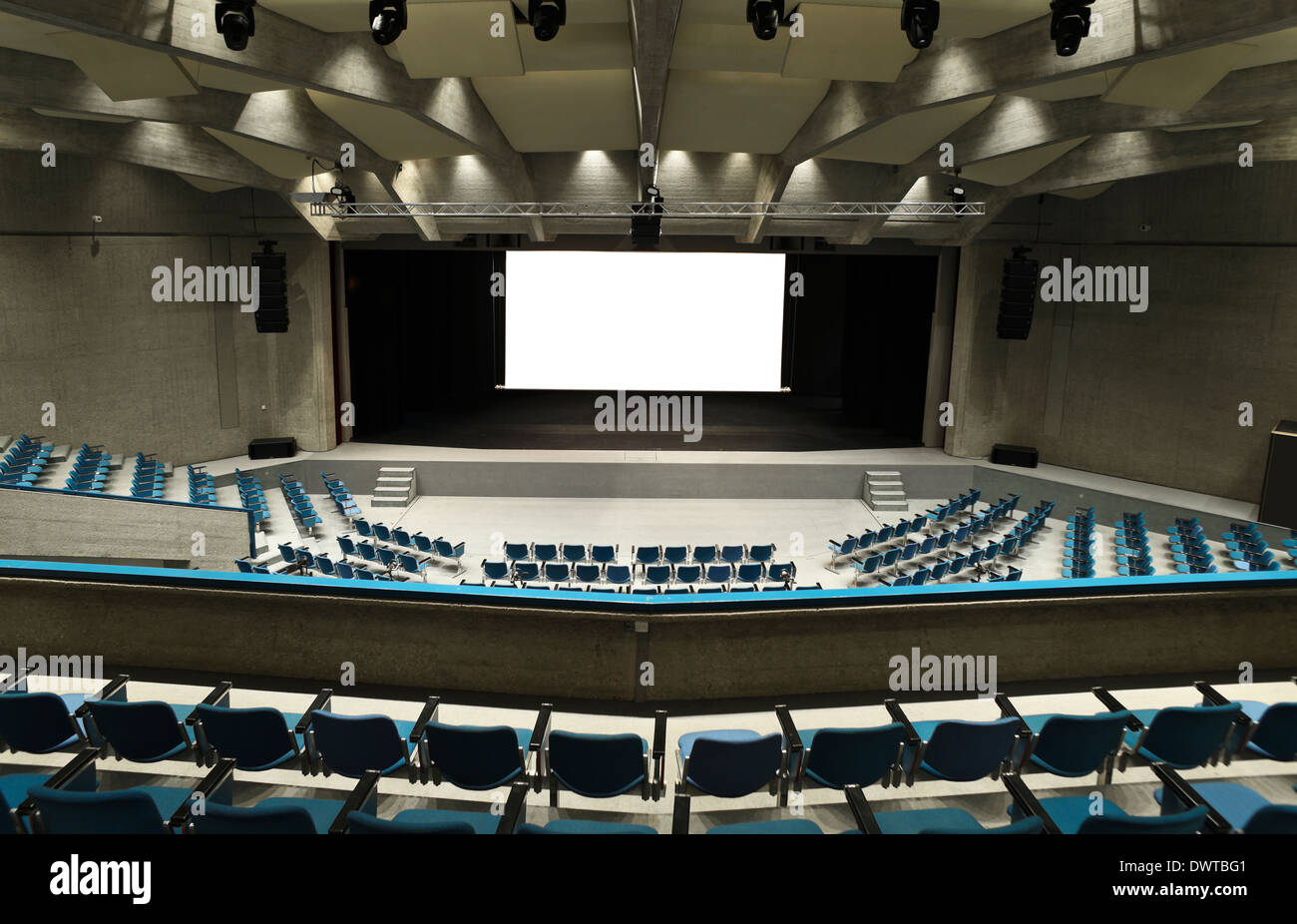 interior of a Congress Palace, audience Stock Photo - Alamy