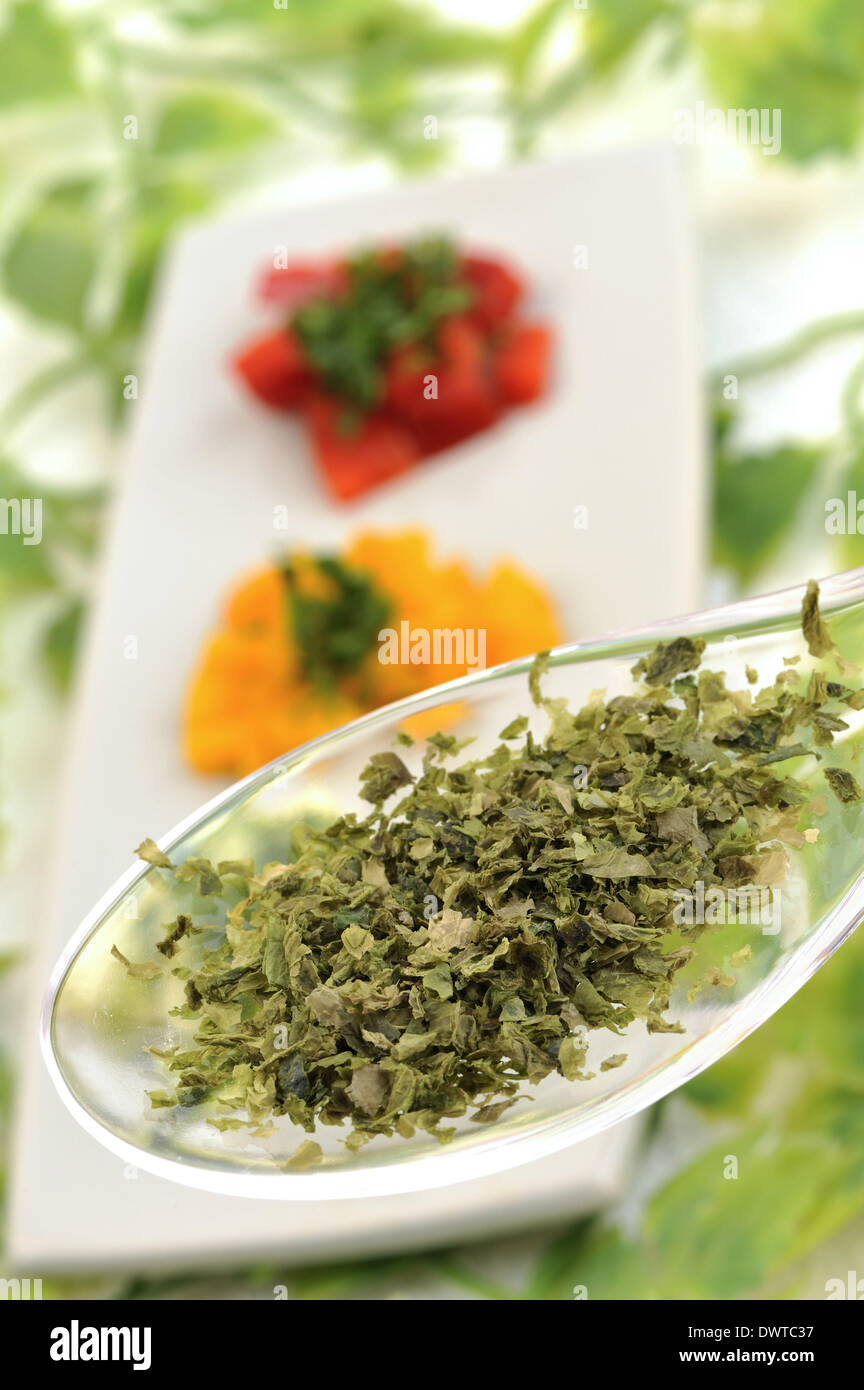 Sea lettuce food Stock Photo - Alamy