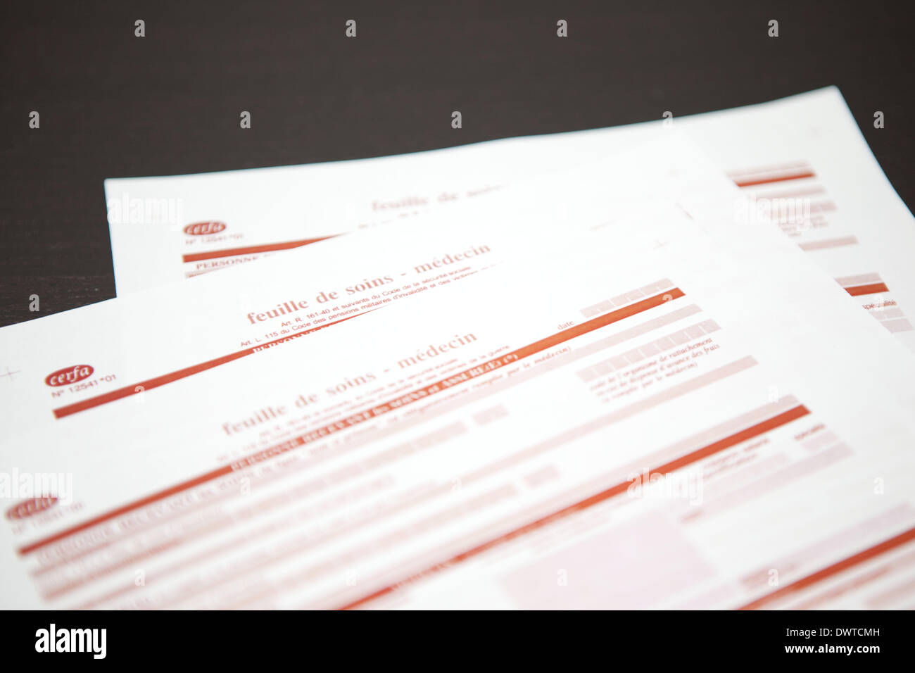 Medical claim sheet Stock Photo - Alamy