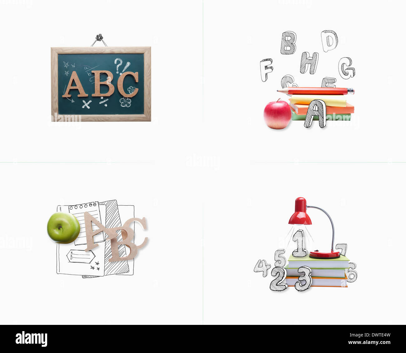 Studying related design Cut Out Stock Images & Pictures - Alamy