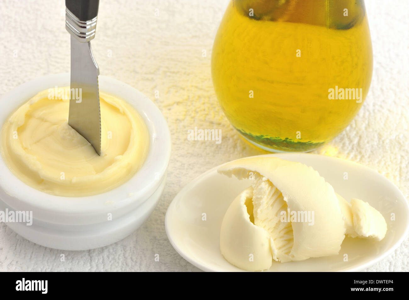 Fat content food Stock Photo - Alamy