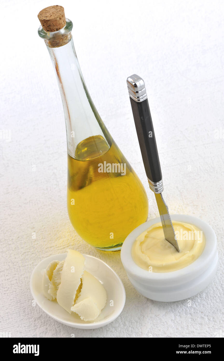 Fat content food Stock Photo - Alamy