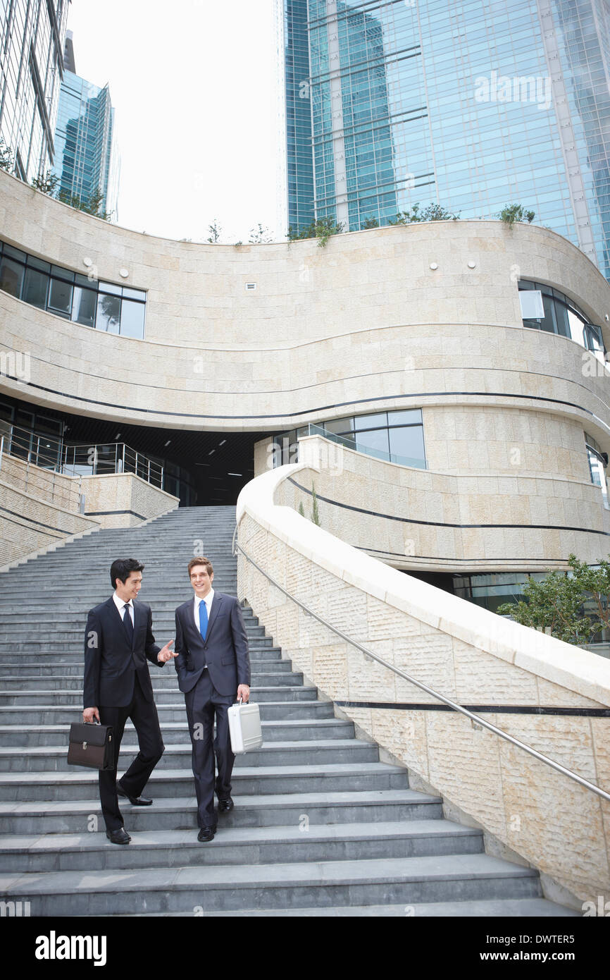 Men on stairs hi-res stock photography and images - Alamy
