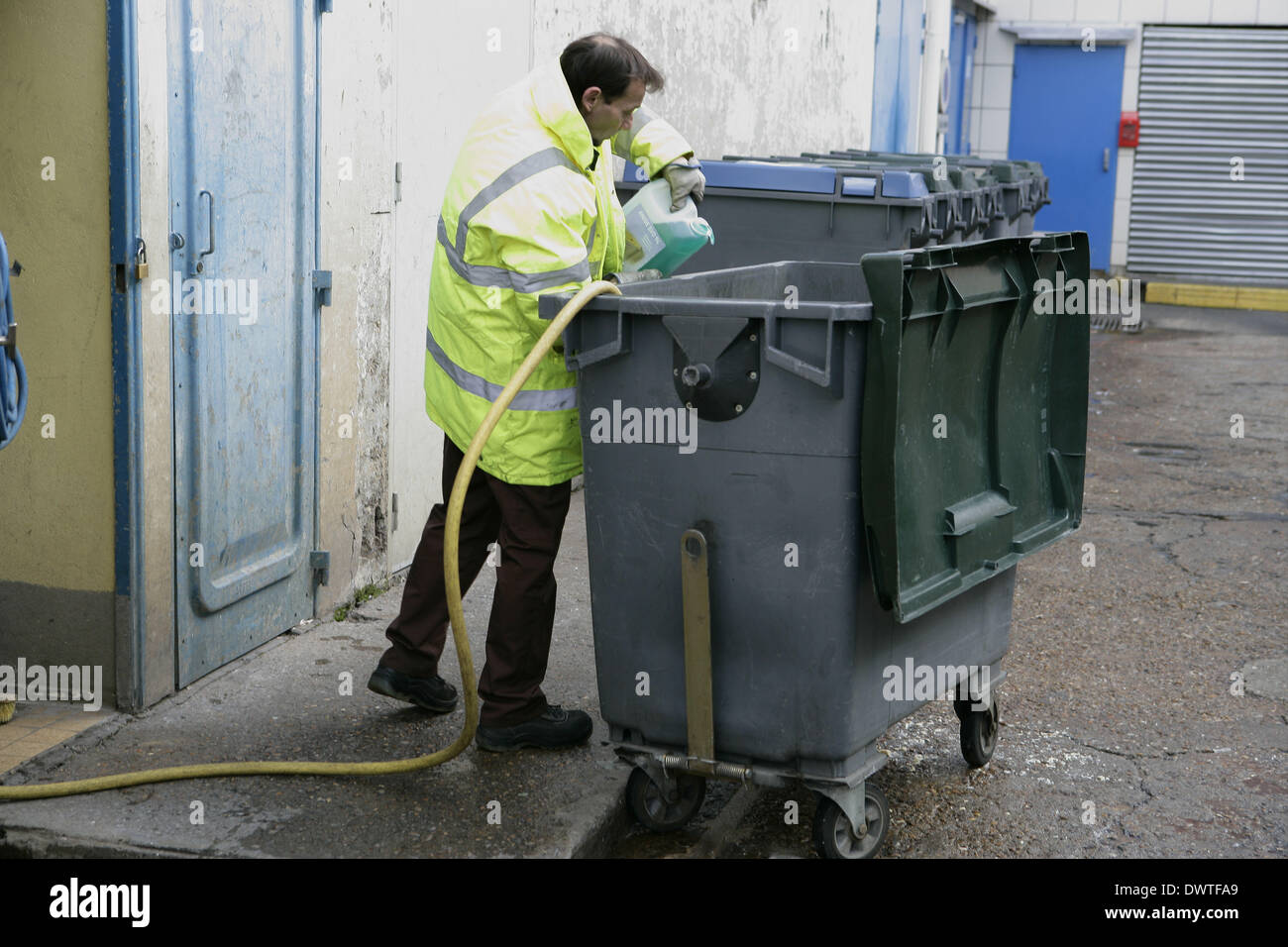 Waste collection hospital Stock Photo - Alamy