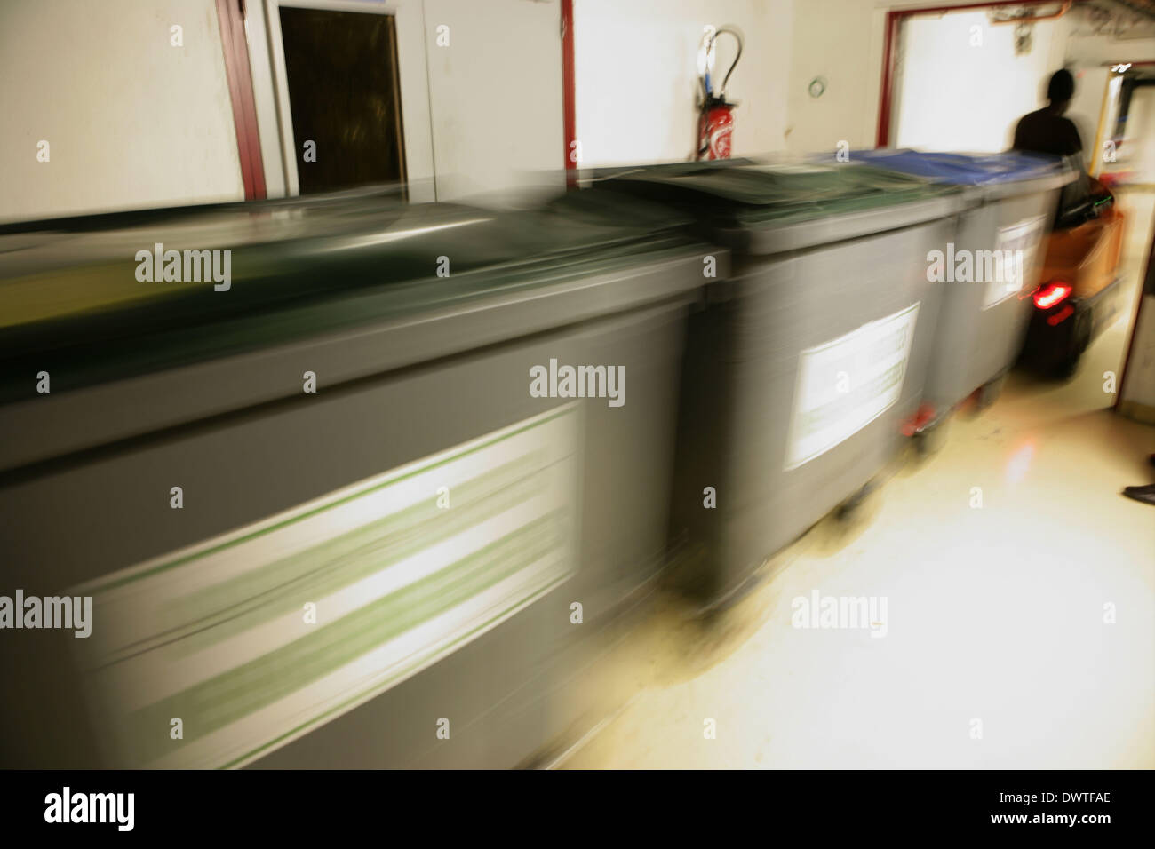 Waste collection hospital Stock Photo - Alamy