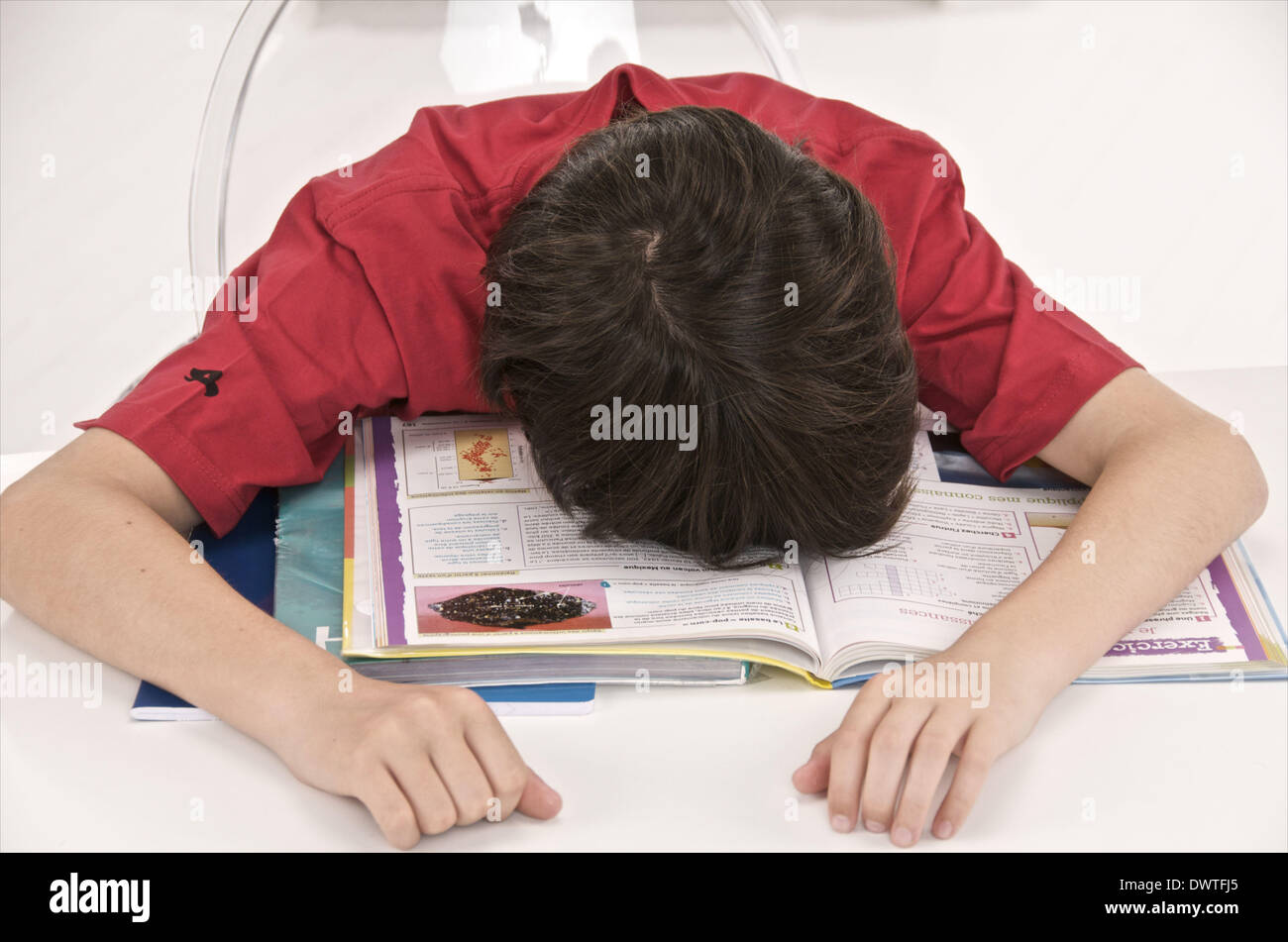 15 year old homework hi-res stock photography and images - Alamy