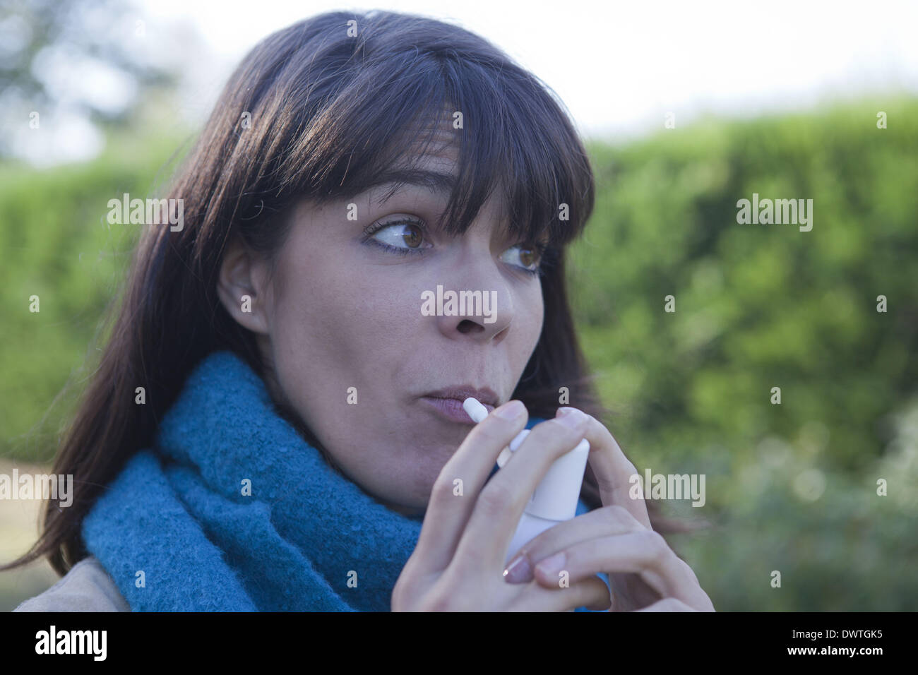 Treatment drug woman Stock Photo - Alamy