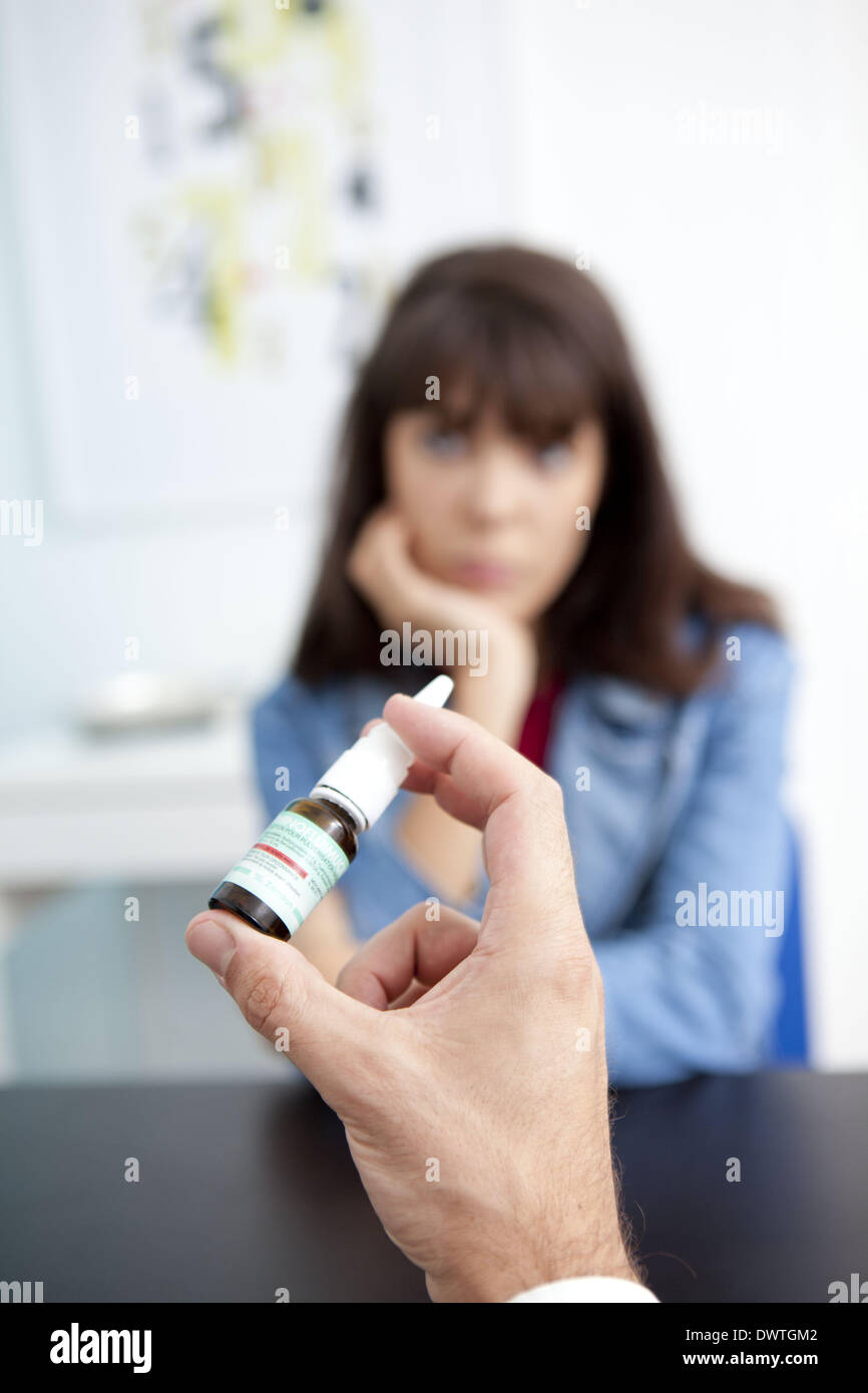 Woman who point hi-res stock photography and images - Alamy