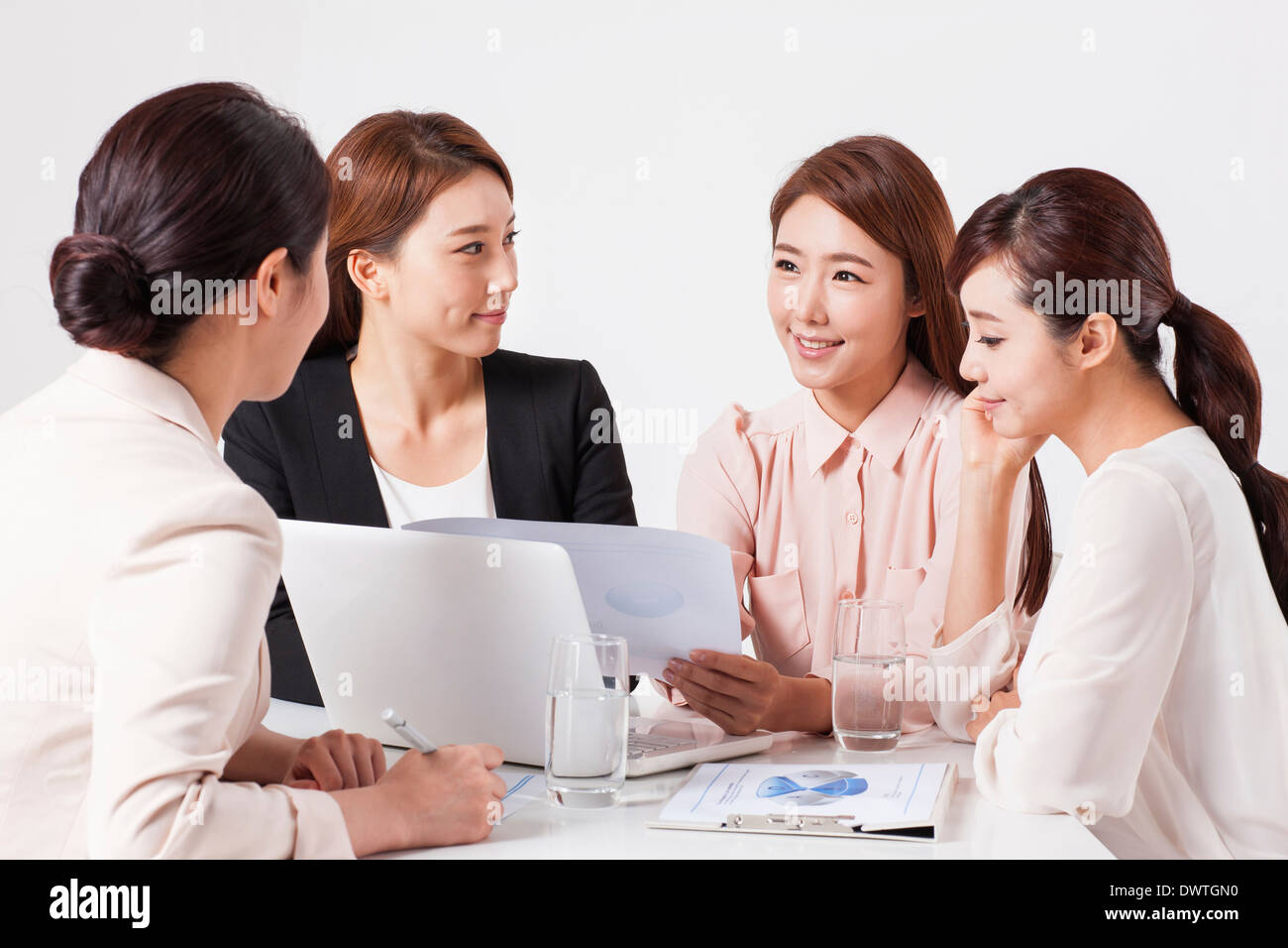 a group of women working Stock Photo - Alamy