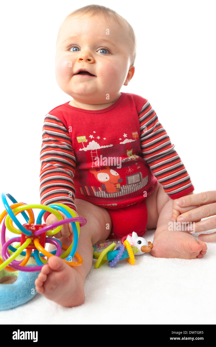 Infant hand rattle hi-res stock photography and images - Alamy