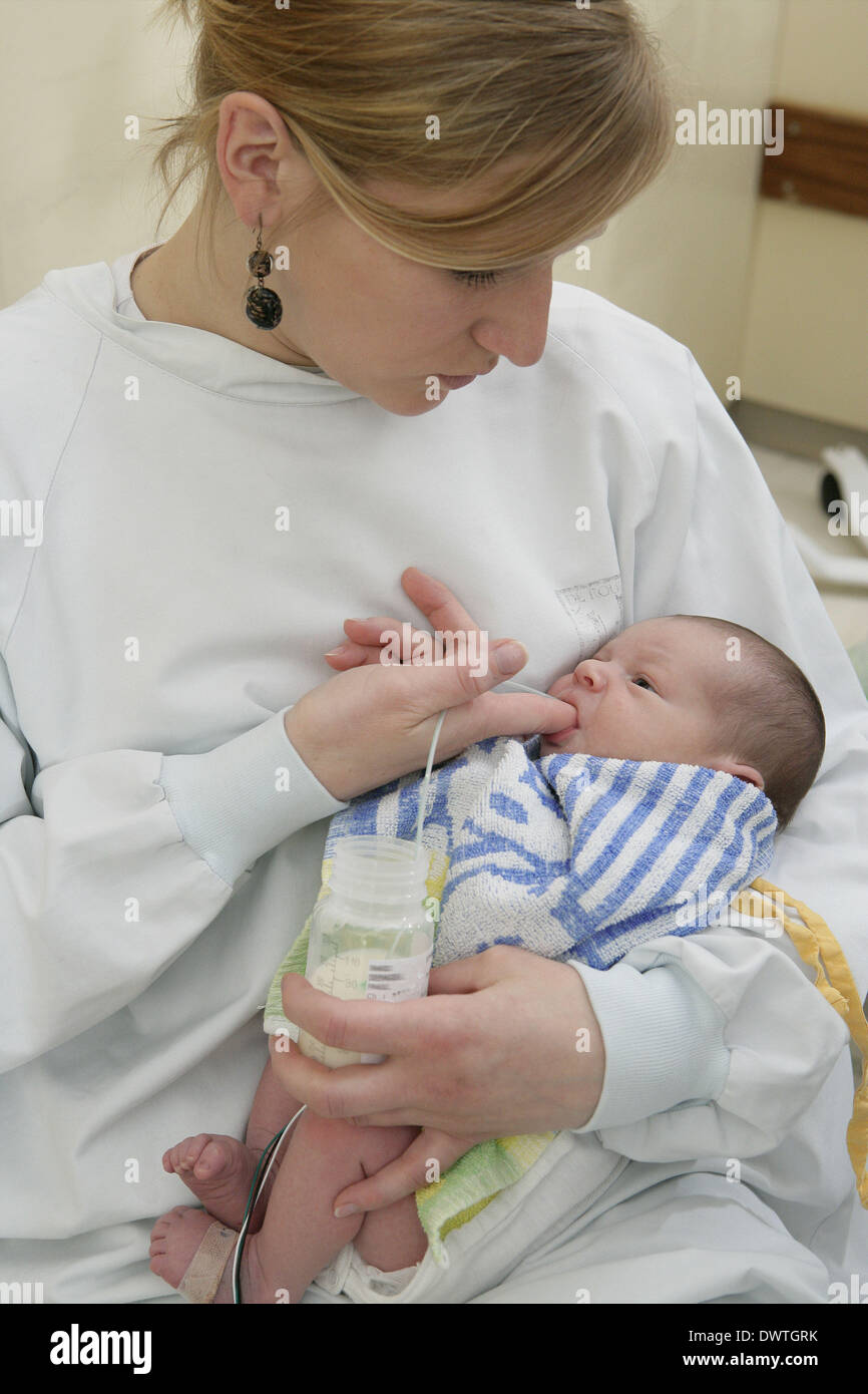 Food newborn baby Stock Photo - Alamy