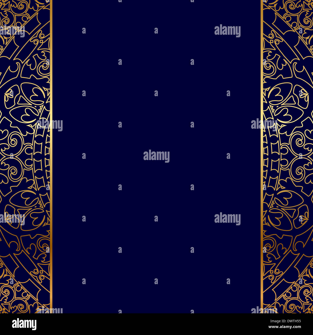 gold ornate border Stock Photo - Alamy