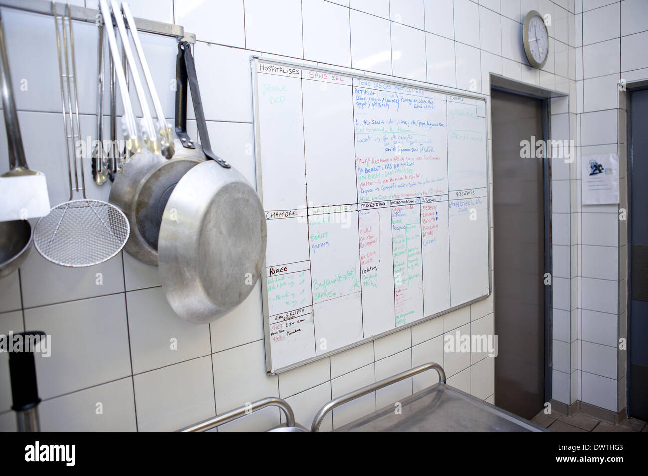 Retirement home kitchen Stock Photo - Alamy