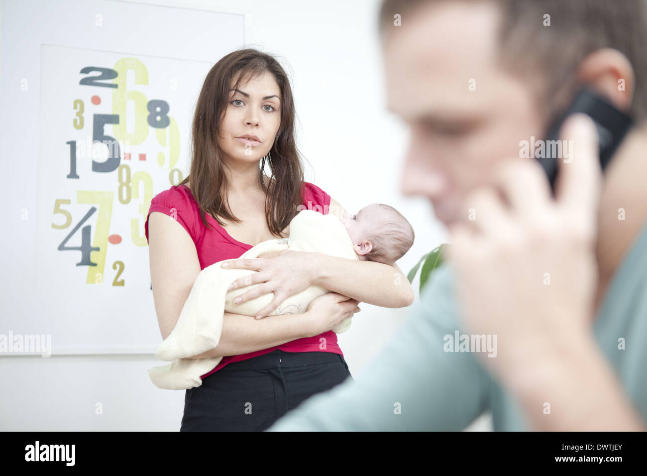 Man questioning son hi-res stock photography and images - Alamy