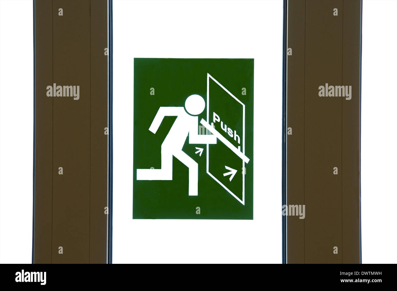 Fire signage Cut Out Stock Images & Pictures - Alamy