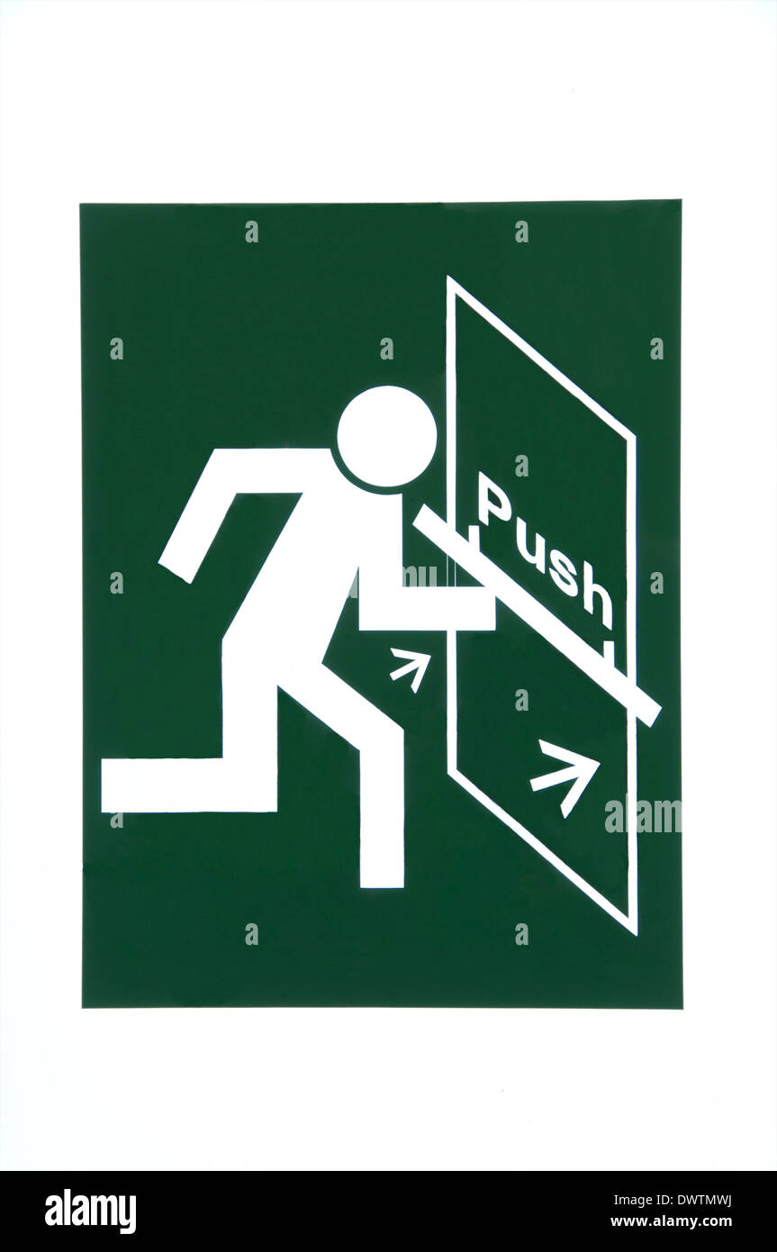 Fire signage Cut Out Stock Images & Pictures - Alamy