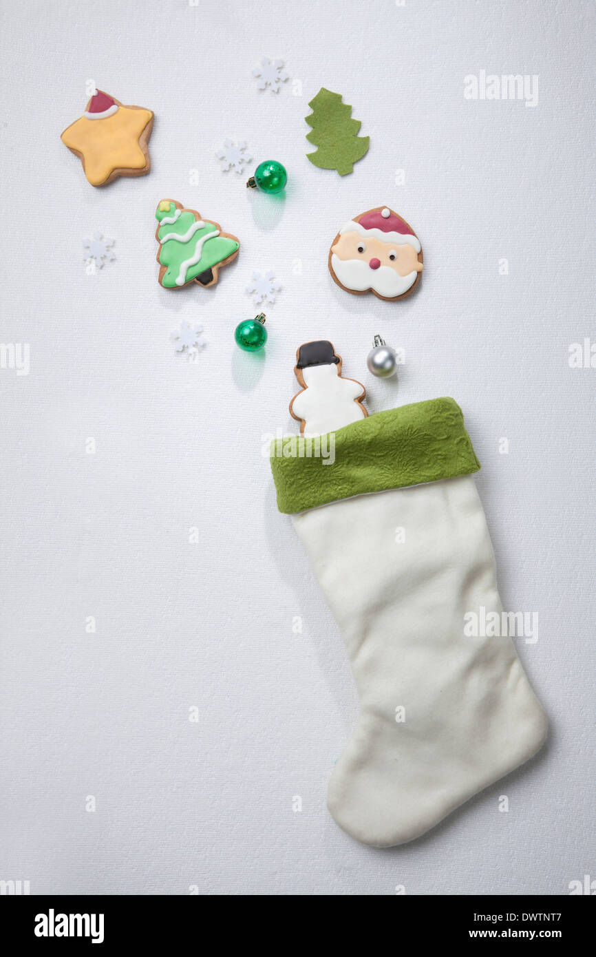 Sock christmas cookie not illustration hi-res stock photography and ...