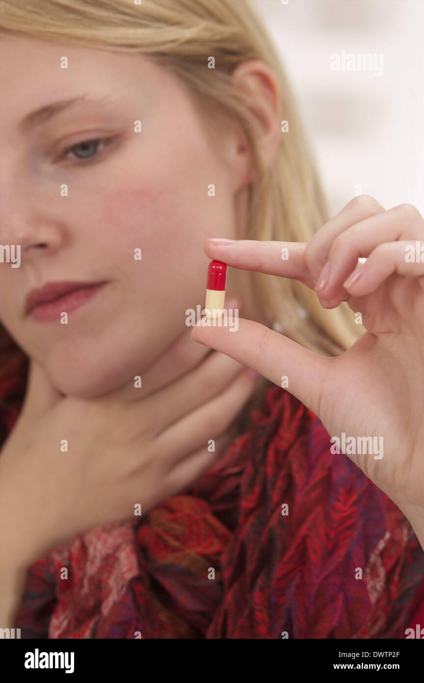 Treatment drug woman Stock Photo - Alamy