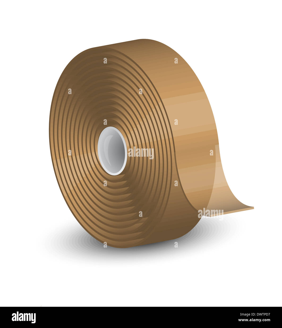Vector illustration of sellotape Stock Photo - Alamy