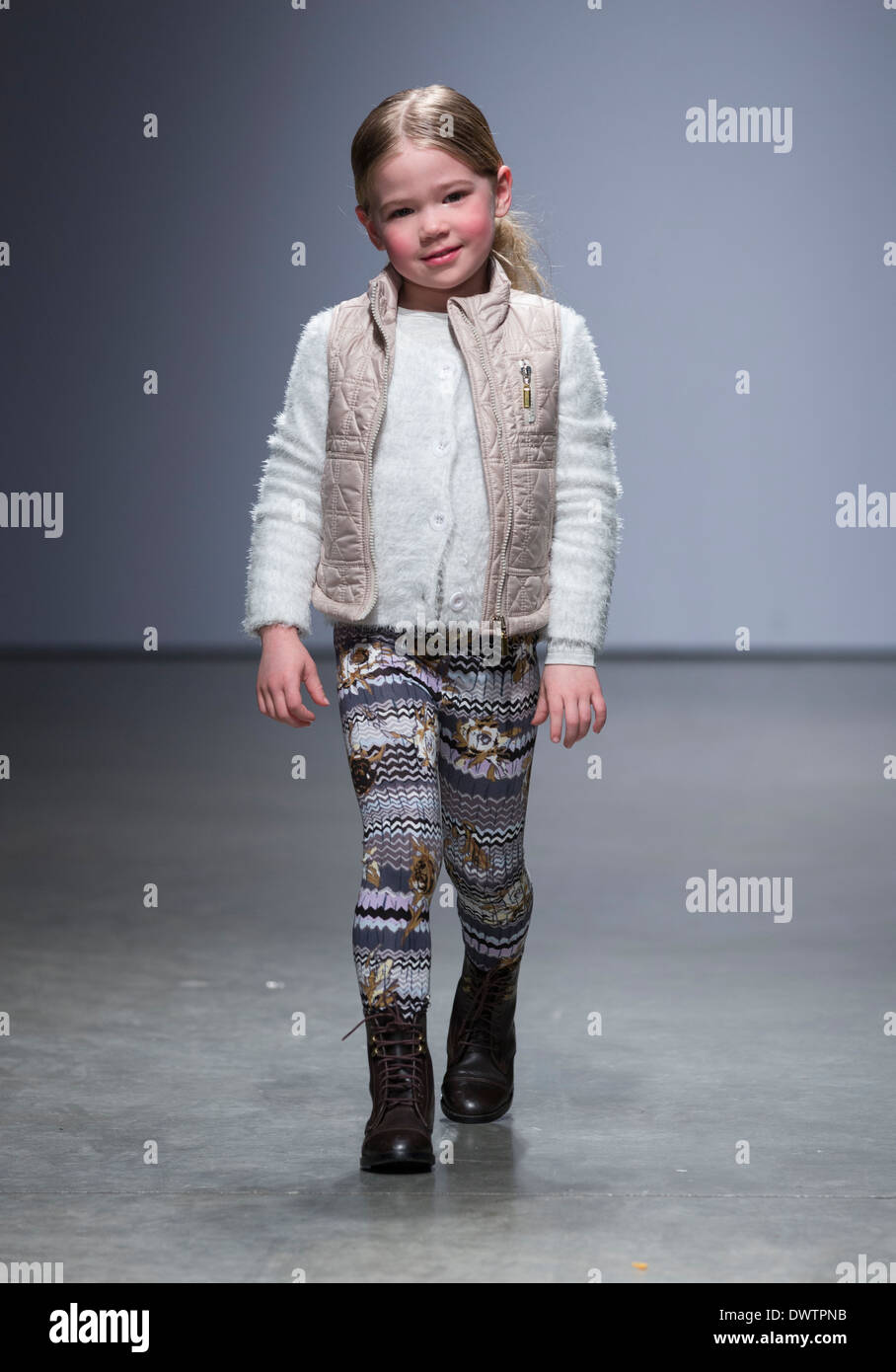 Girl walks runway for Imoga by Heajung Chung at Vogue Bambini ...
