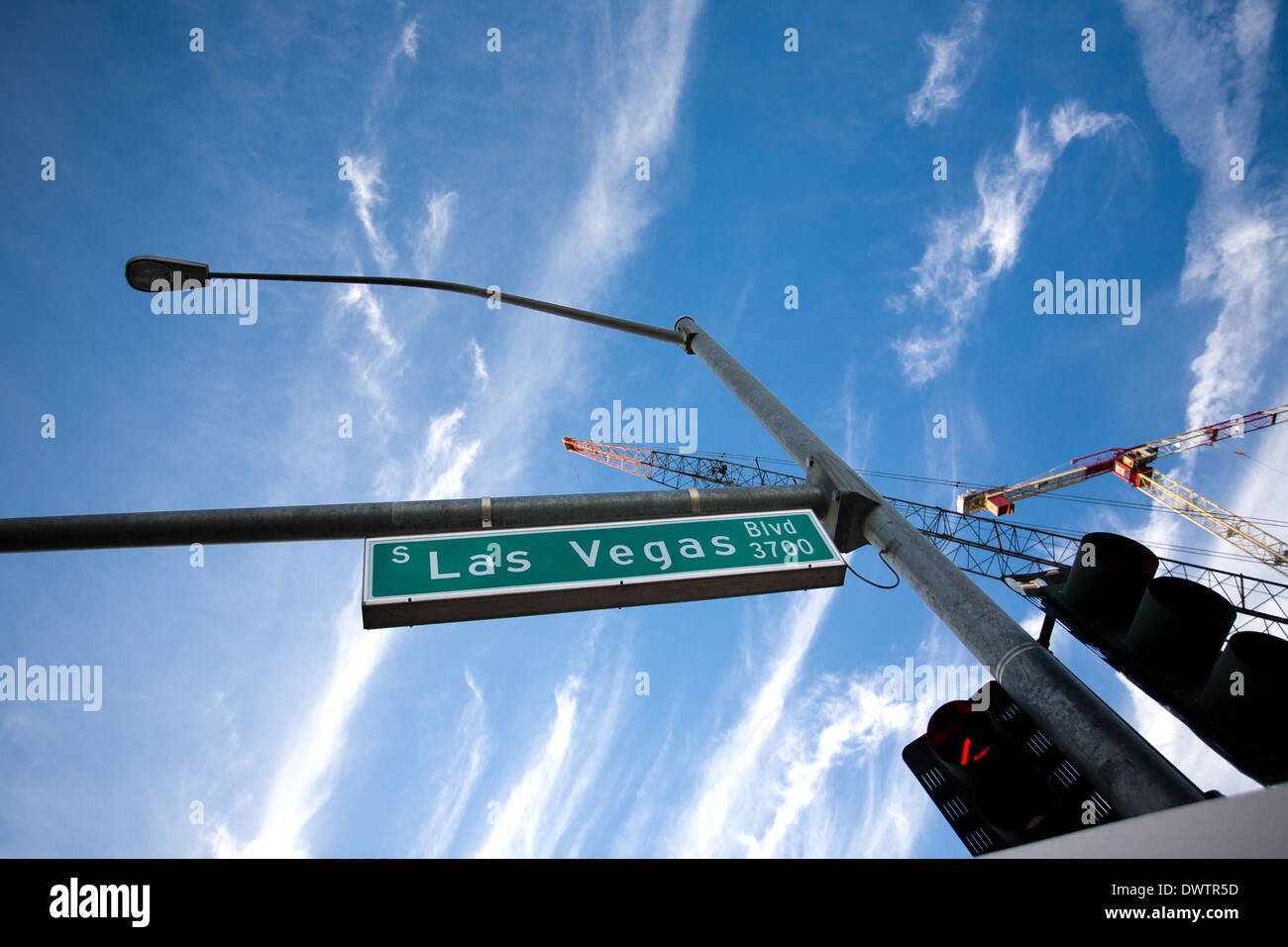 Highway sign in las hi-res stock photography and images - Alamy