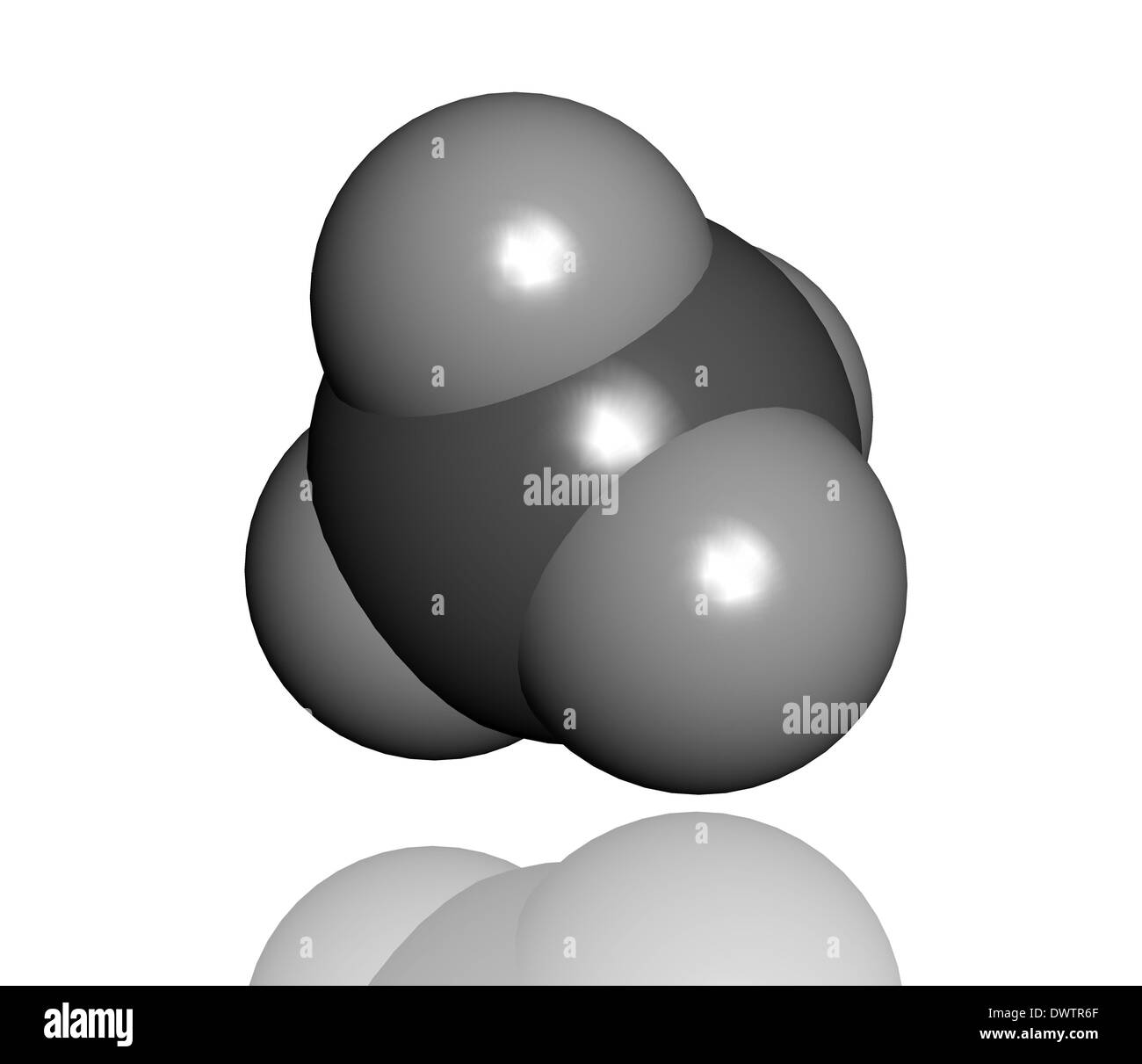 Molecule of methane Black and White Stock Photos & Images - Alamy