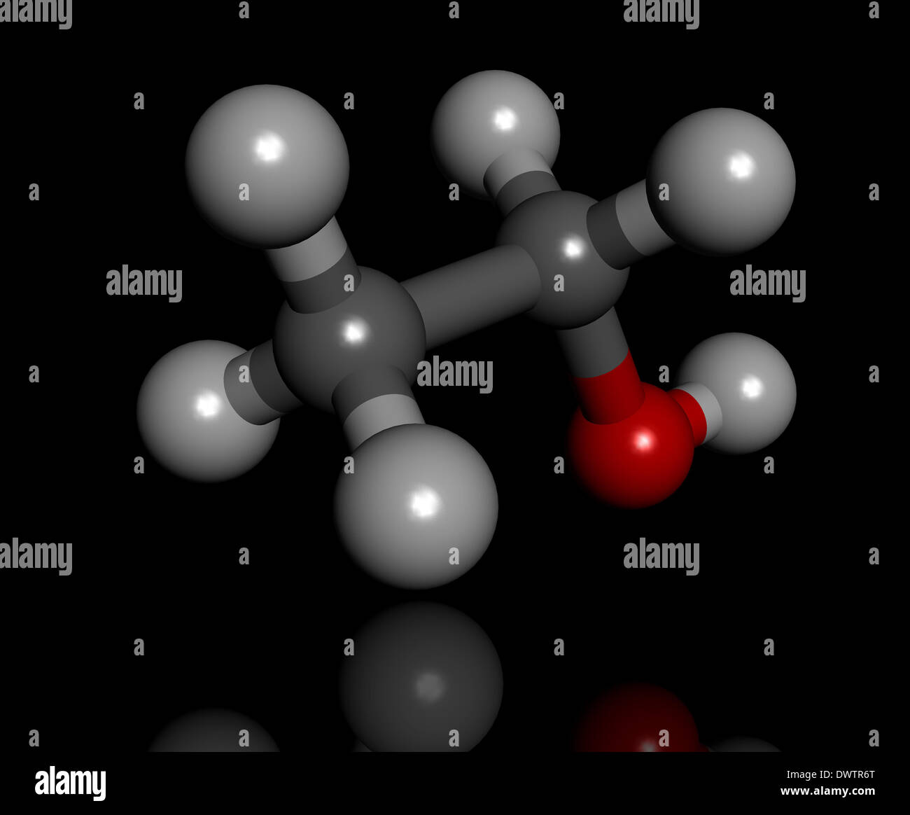 Molecule ethanol 3d hi-res stock photography and images - Alamy