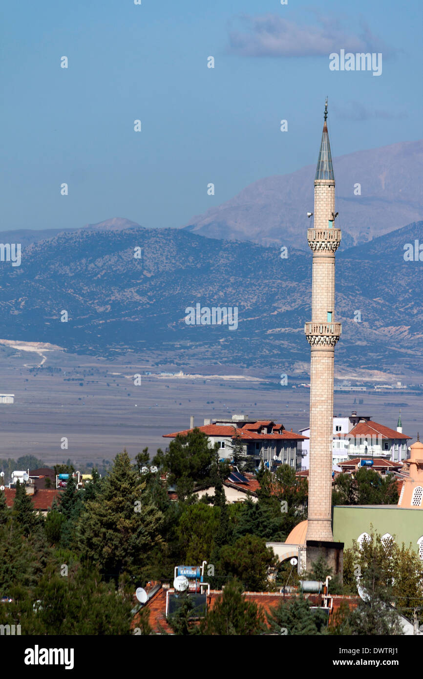 Minaret of a mosque in Turkey Stock Photo - Alamy