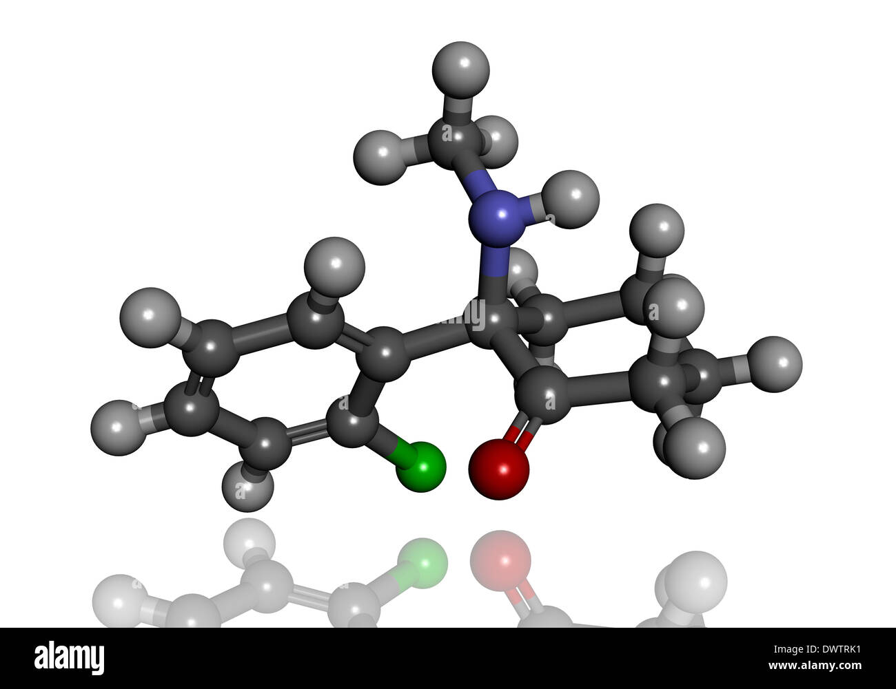 Ketamine drug molecule hi-res stock photography and images - Alamy