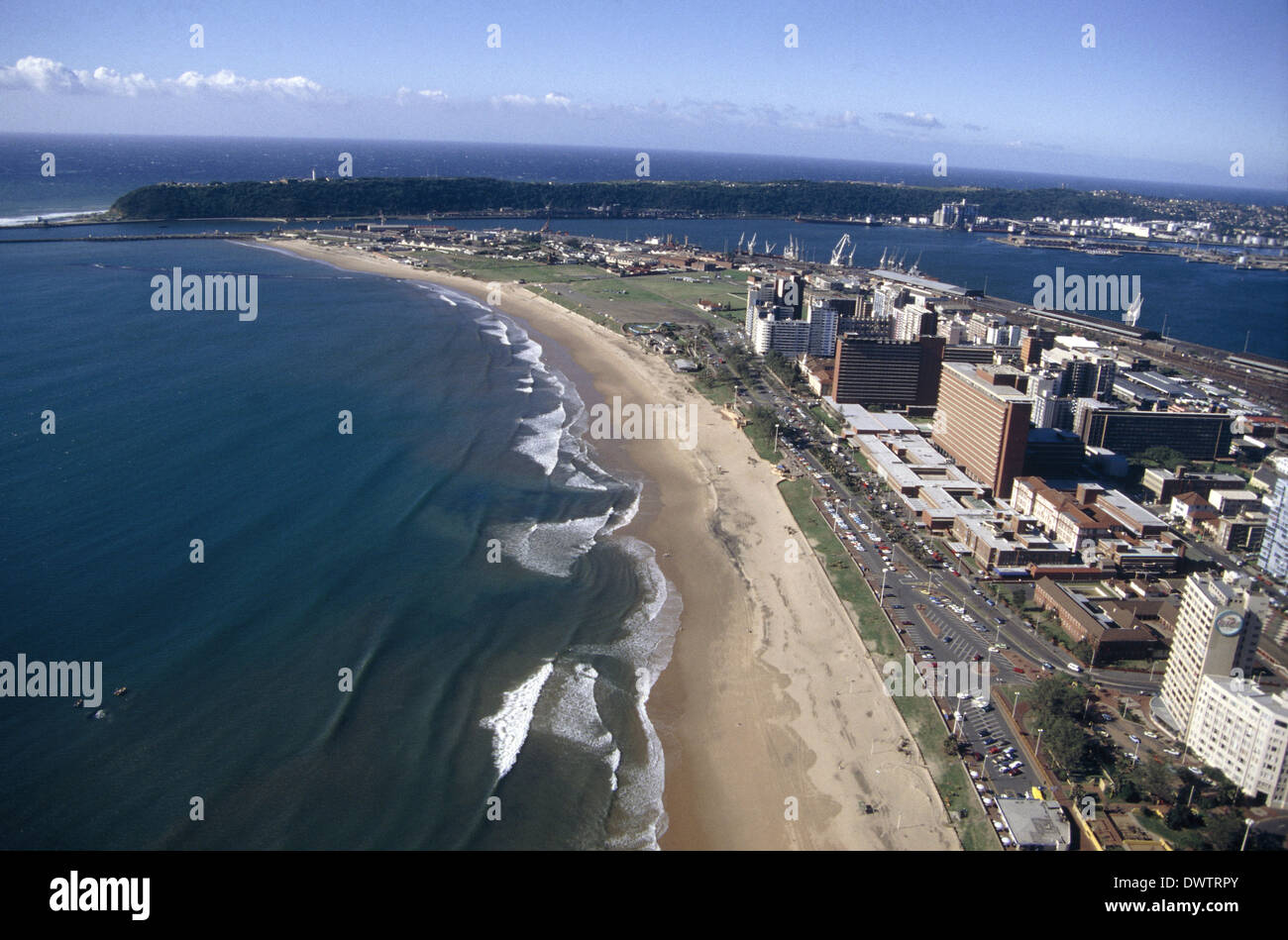 The "Golden Mile" of Durban's beach front Stock Photo - Alamy