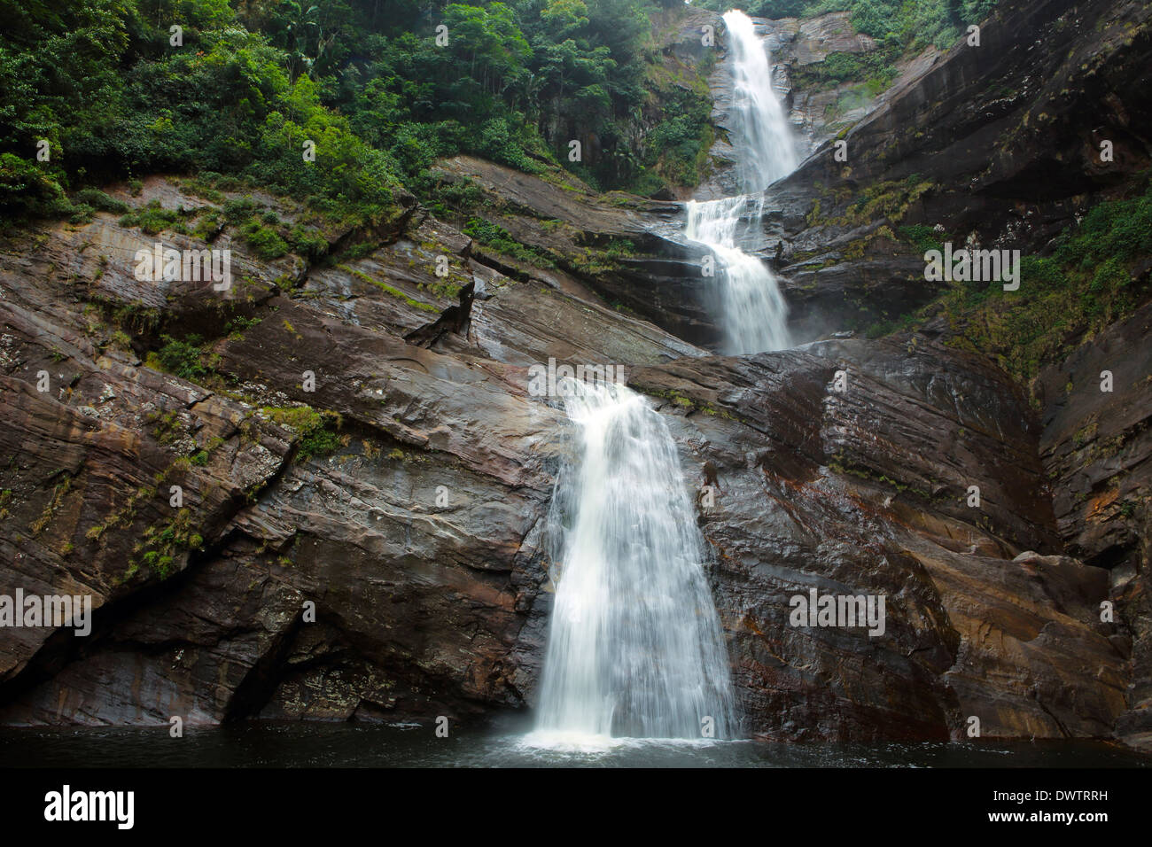 Moray waterfall near Maskeliya, Sri Lanka Stock Photo - Alamy