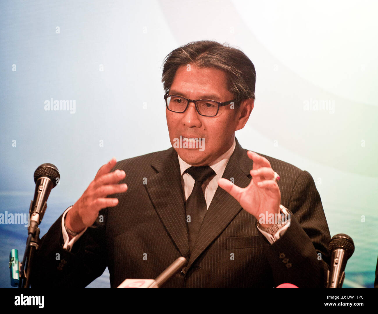 Kuala Lumpur, Malaysia. 13th Mar, 2014. Director General of Malaysia's ...