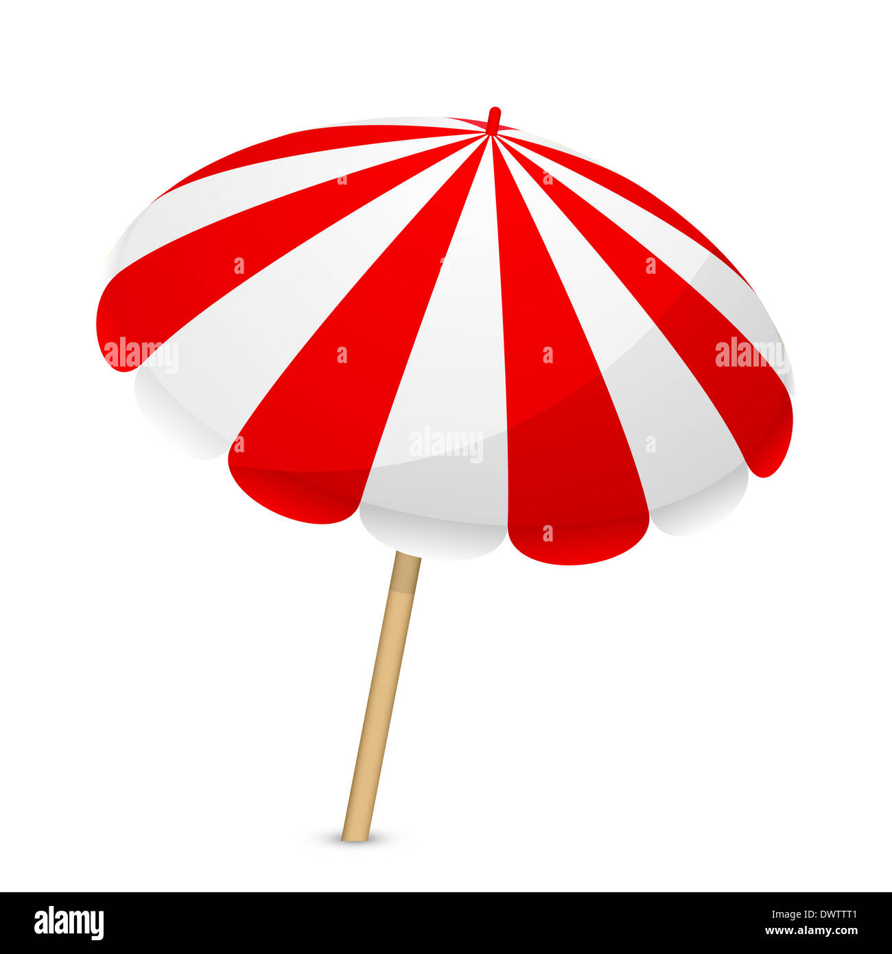 Vector illustration of parasol Stock Photo - Alamy