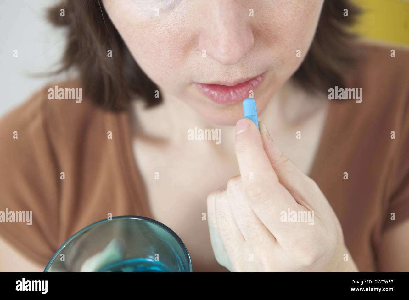 Treatment drug woman Stock Photo - Alamy