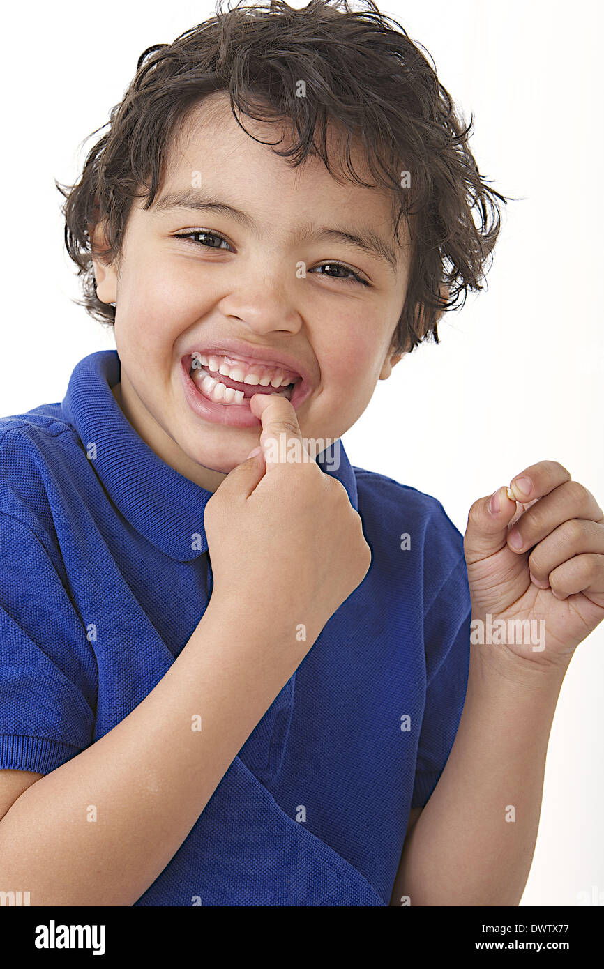 Tooth child portrait Stock Photo - Alamy