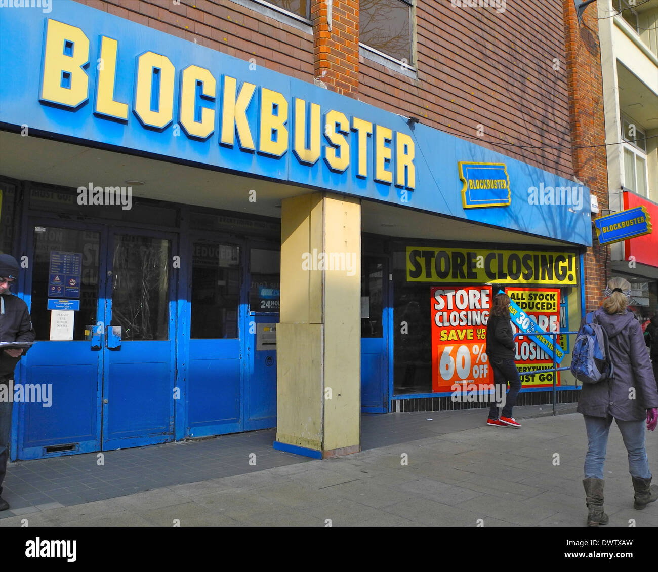 Blockbuster video store closing victim store front shopfront EDITORIAL ...