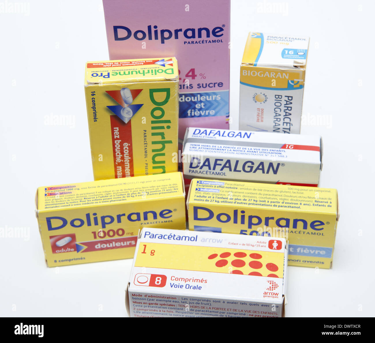 Paracetamol pseudoephedrine hi-res stock photography and images - Alamy