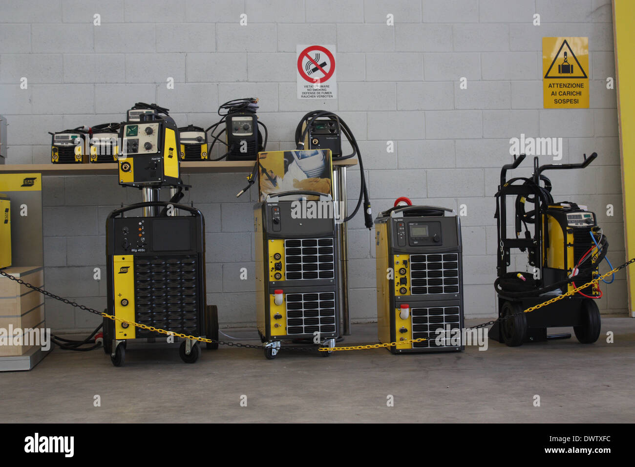 semi automatic welding machine Stock Photo - Alamy